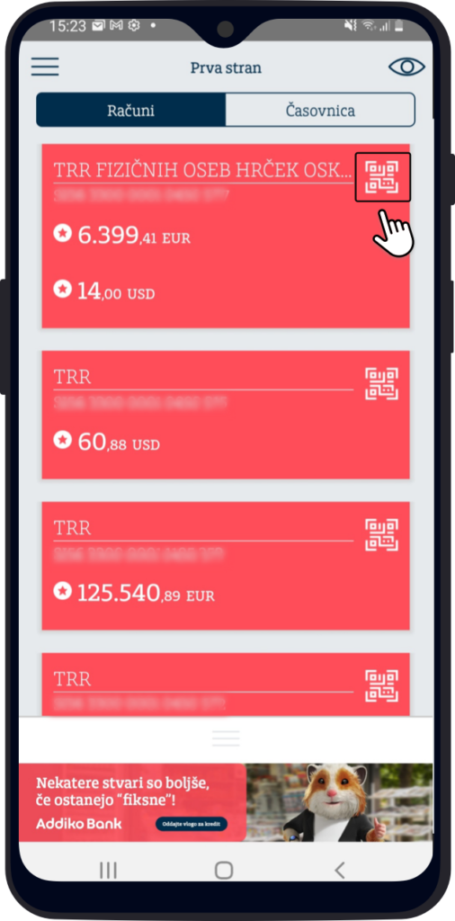 Novosti v mobilni banki Addiko Mobile - Addiko Bank Slovenija